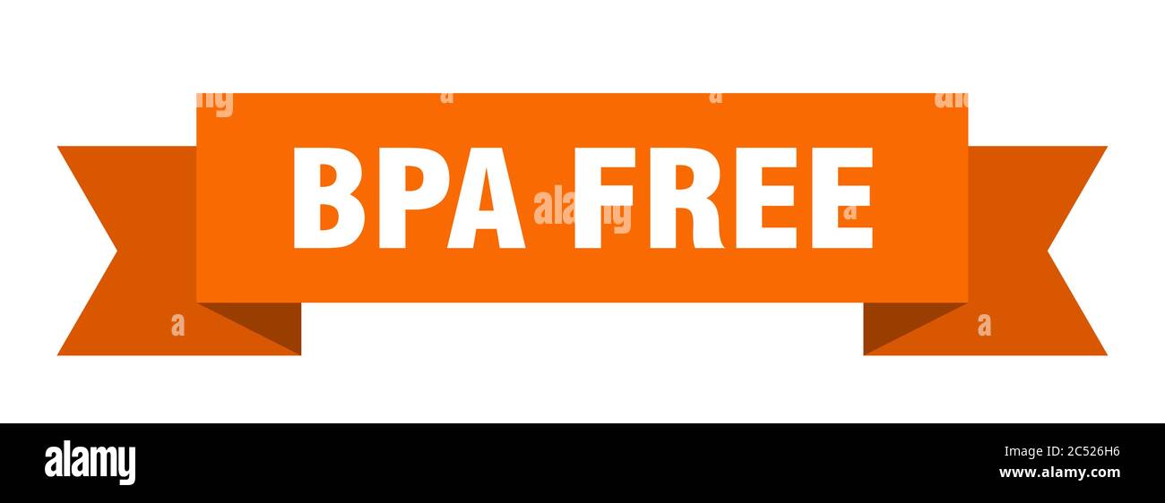 bpa free ribbon. bpa free isolated band sign. bpa free banner Stock ...