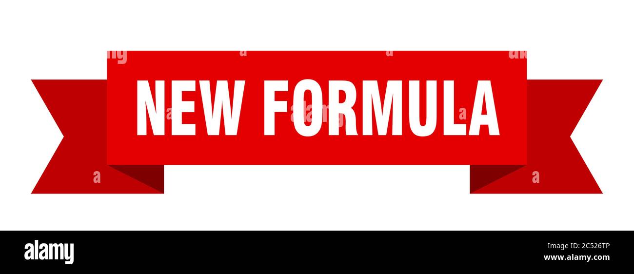 new formula ribbon. new formula isolated band sign. new formula banner ...