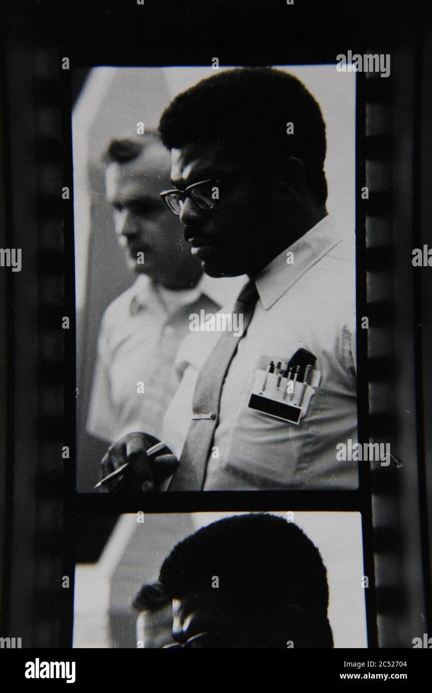 Black office worker 70s hi-res stock photography and images - Alamy