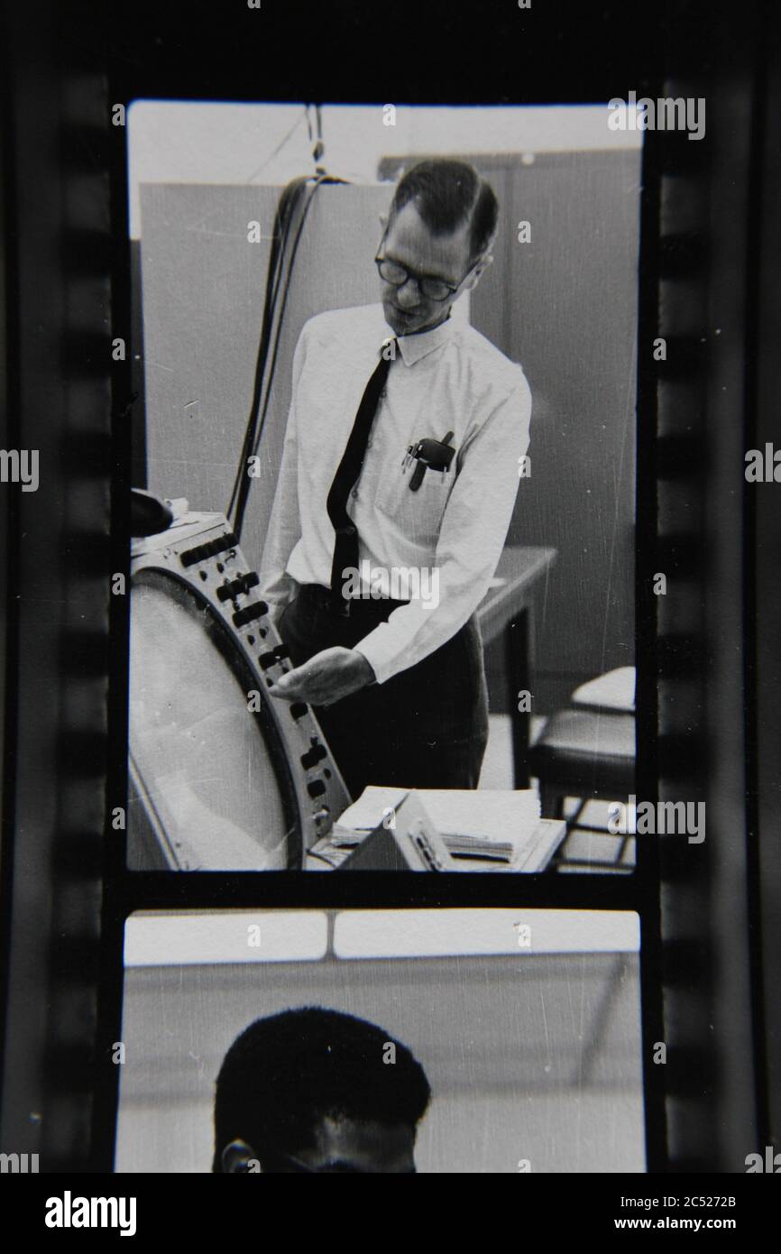 Fine 70s vintage contact print black and white photography of a ...