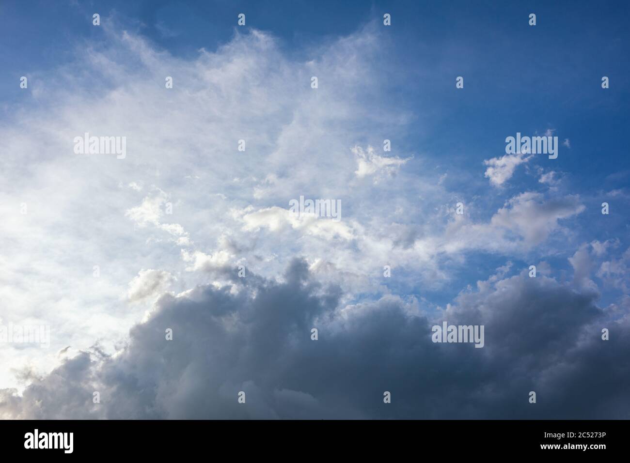 Beautiful cloudy sky before the rain. Dark clouds Stock Photo - Alamy