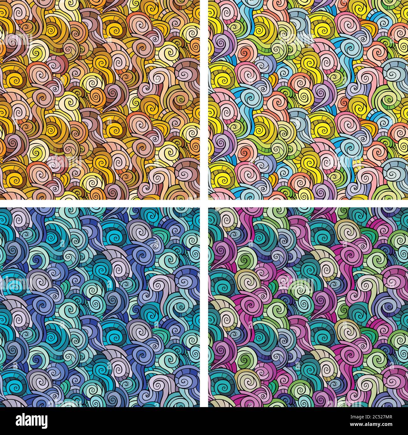 Curly patterns Cut Out Stock Images & Pictures - Alamy