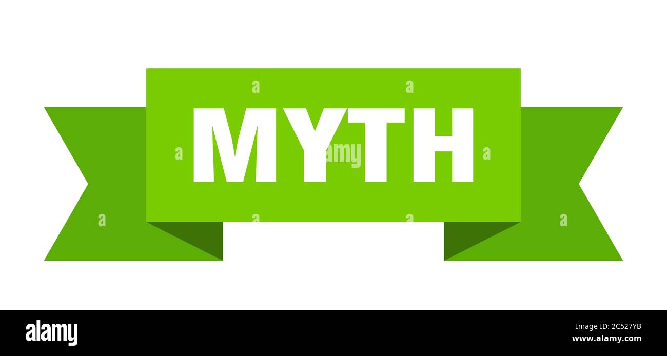 myth ribbon. myth isolated band sign. myth banner Stock Vector Image ...