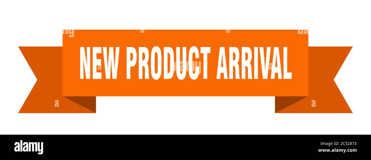 new product arrival ribbon. new product arrival isolated band sign. new ...