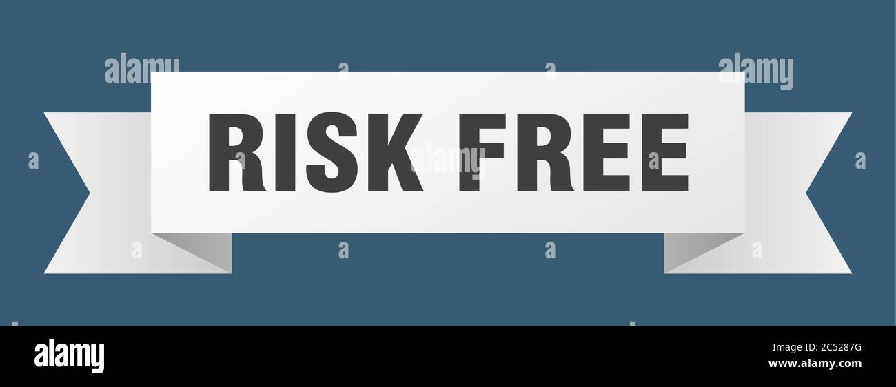 risk free ribbon. risk free isolated band sign. risk free banner Stock ...
