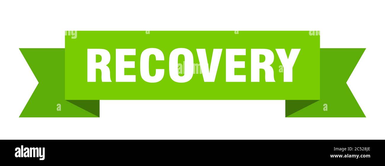 recovery ribbon. recovery isolated band sign. recovery banner Stock ...