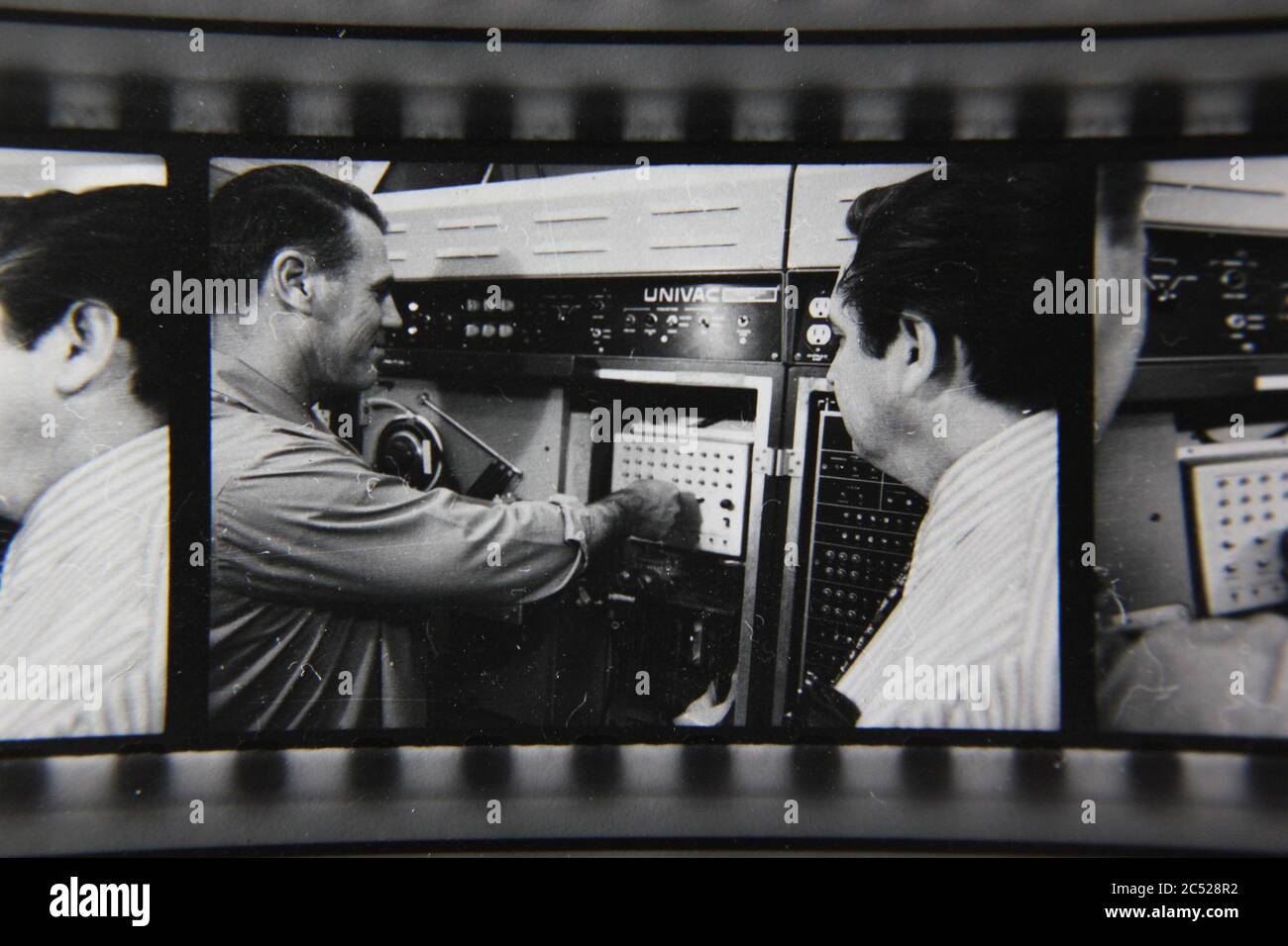 Fine 70s vintage contact print black and white photography of two ...