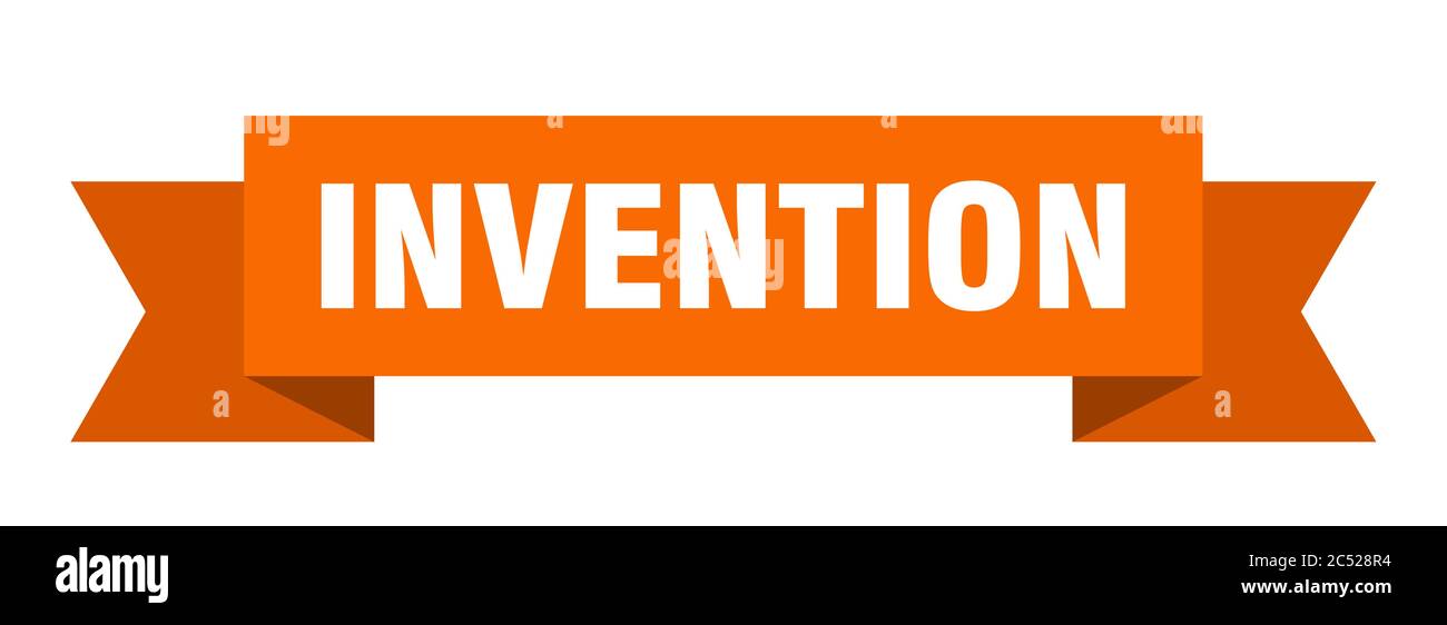 invention ribbon. invention isolated band sign. invention banner Stock ...
