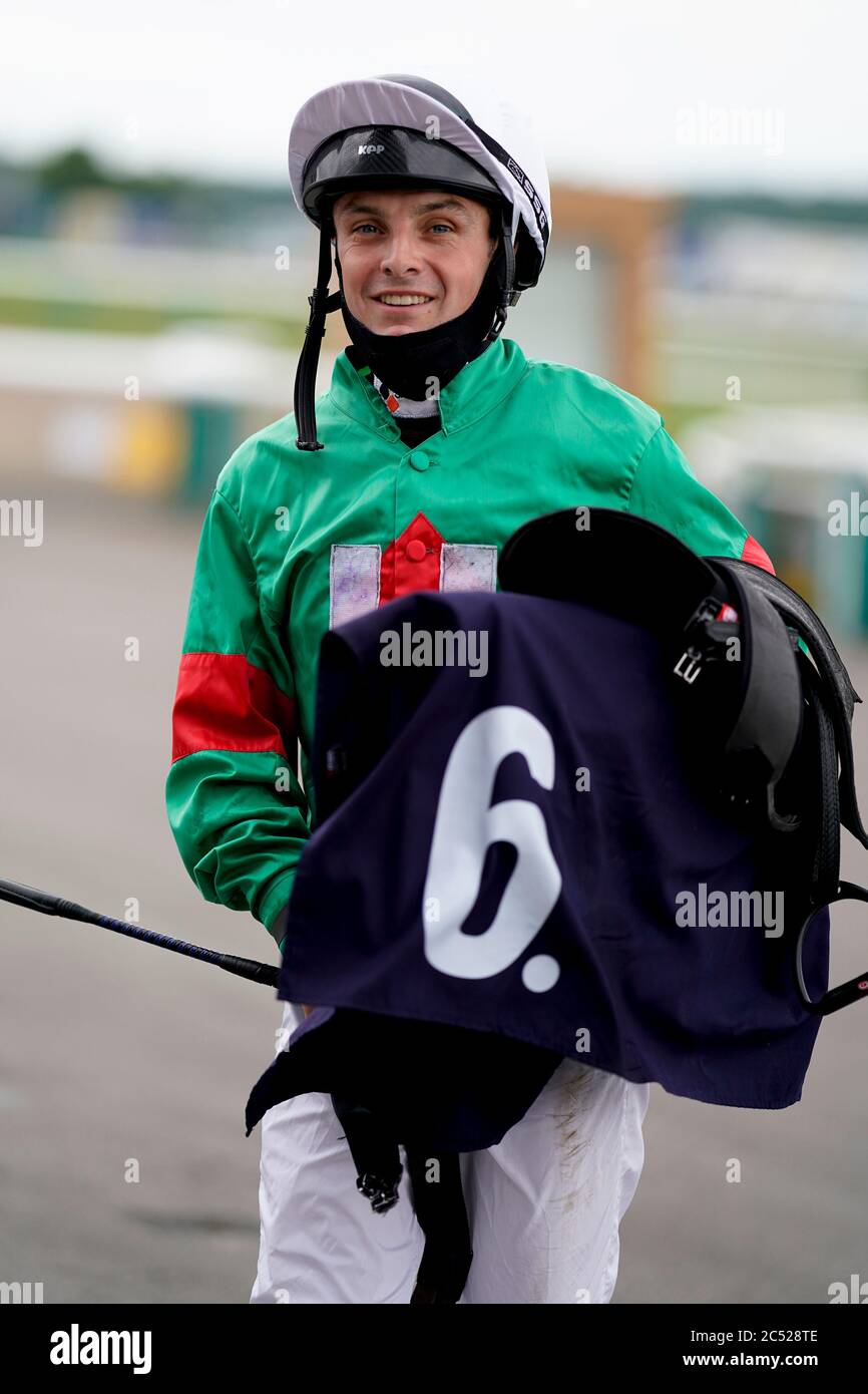 Connor Beasley at Doncaster Racecourse Stock Photo - Alamy
