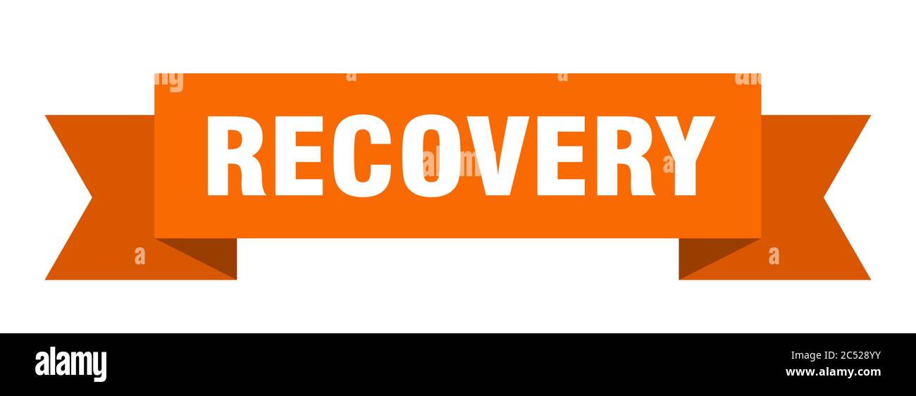 recovery ribbon. recovery isolated band sign. recovery banner Stock ...