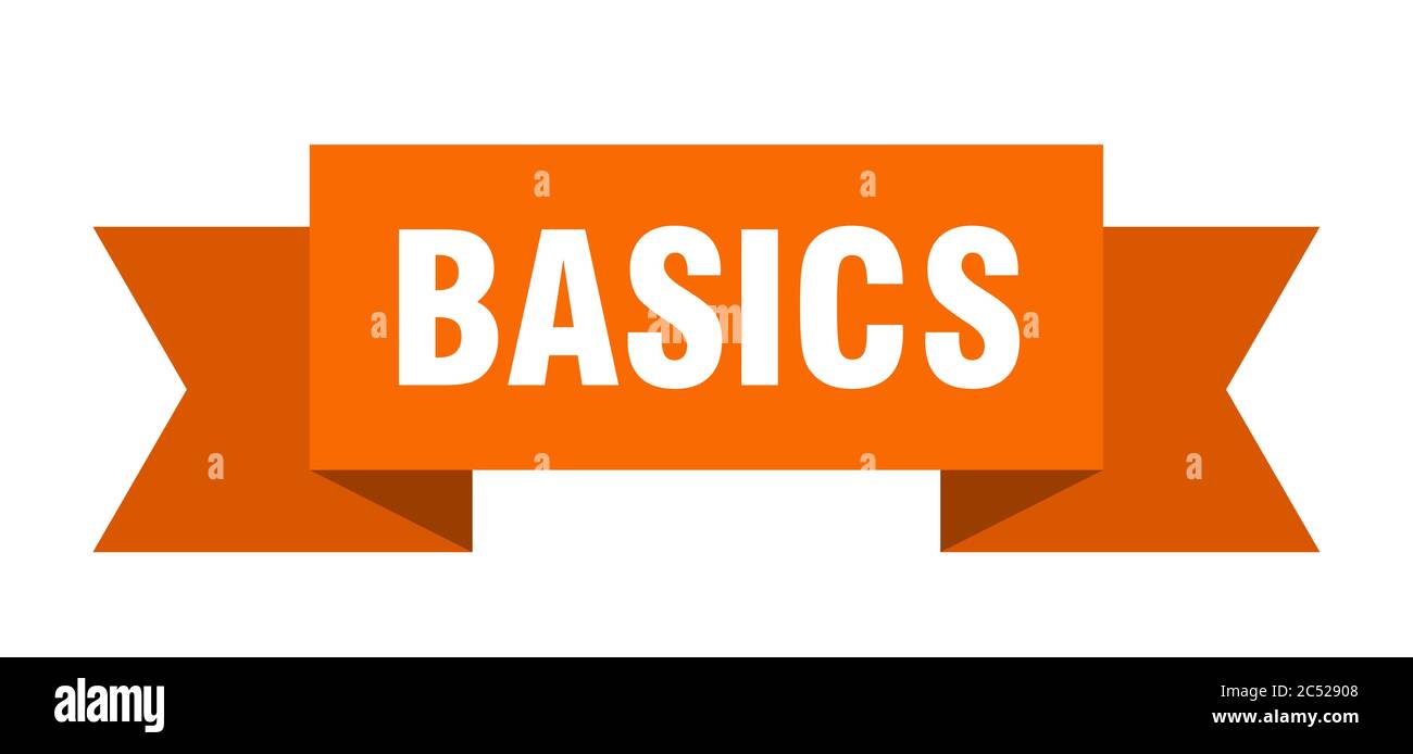 basics ribbon. basics isolated band sign. basics banner Stock Vector ...