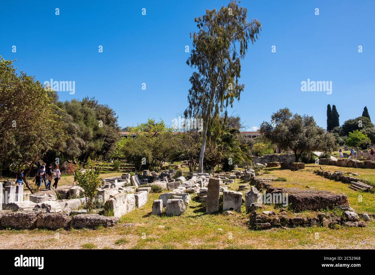 Athens, Attica / Greece - 2018/04/02: Panoramic view of ancient ...