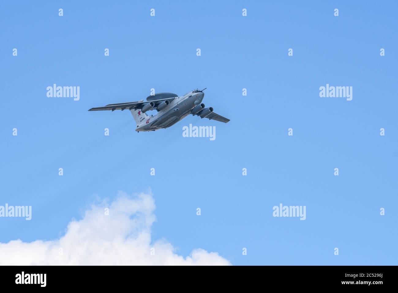 MOSCOW, RUSSIA - JUN 2020: Russian long-range radar detection and ...