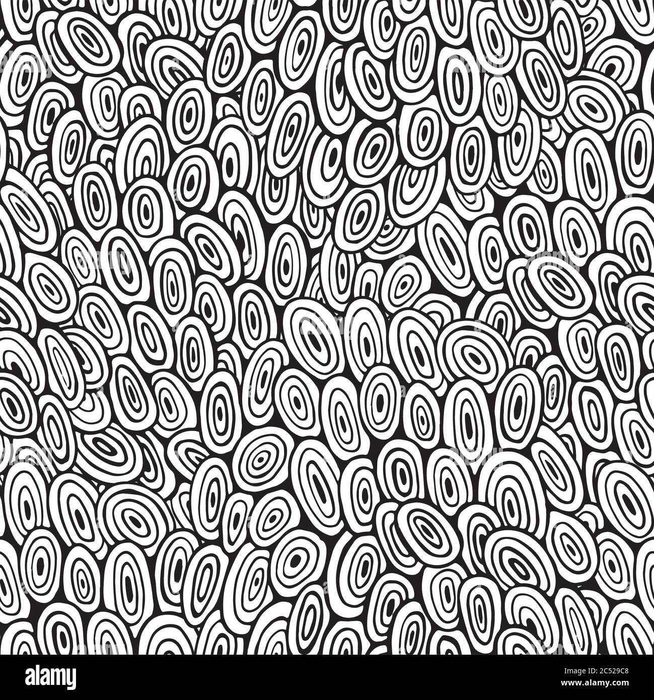 Vector decorative doodles seamless pattern Stock Vector Image & Art - Alamy
