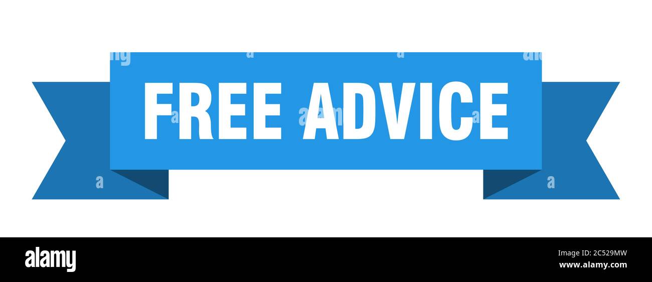 Free advice ribbon label hi-res stock photography and images - Alamy