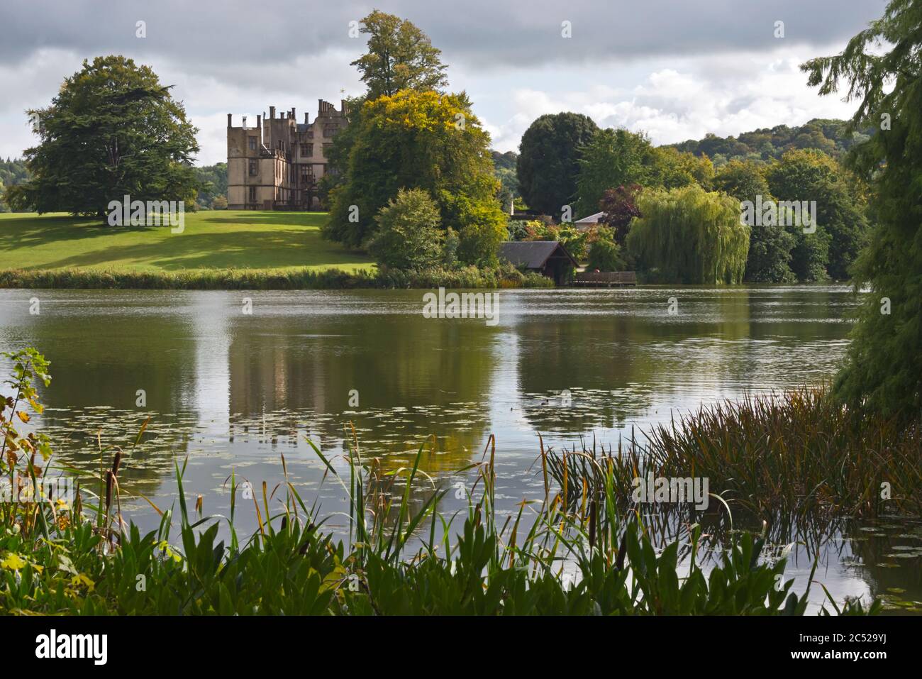Sherbourne New Castle and Lodge, a Tudor mansion and former home of Sir ...