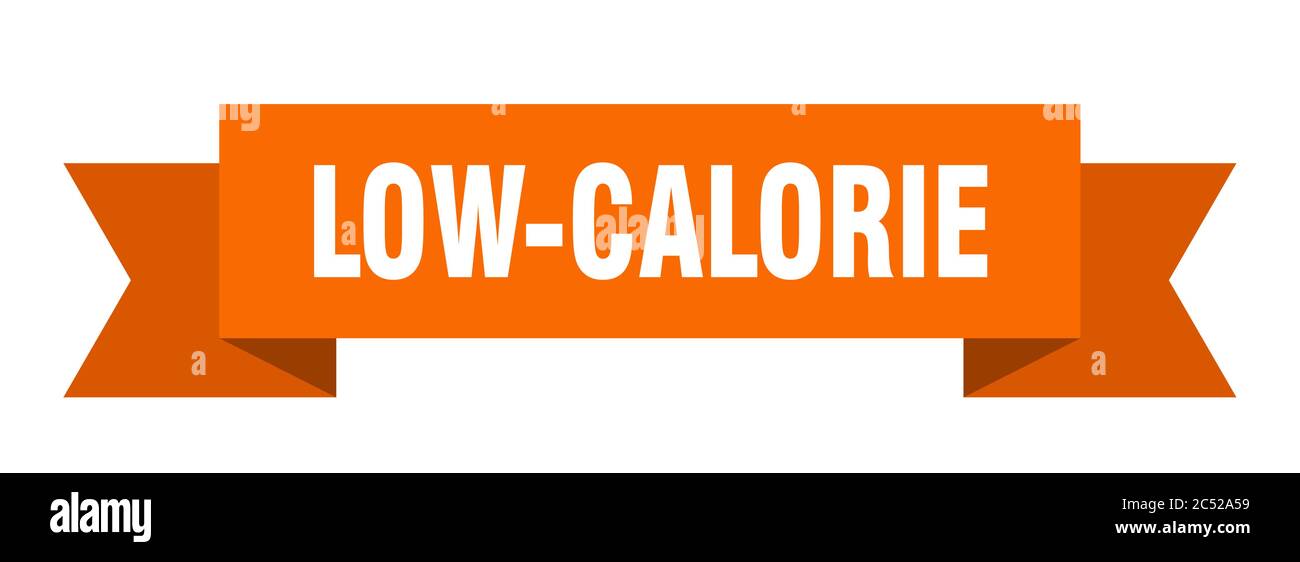 low-calorie ribbon. low-calorie isolated band sign. low-calorie banner ...