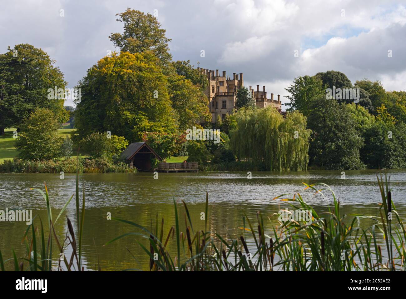 Sherbourne New Castle and Lodge, a Tudor mansion and former home of Sir ...