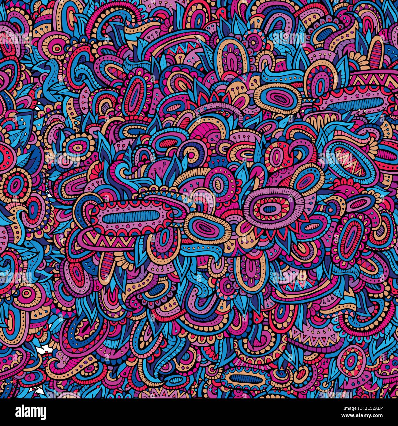 Ethnic decorative violet seamless pattern Stock Vector Image & Art - Alamy