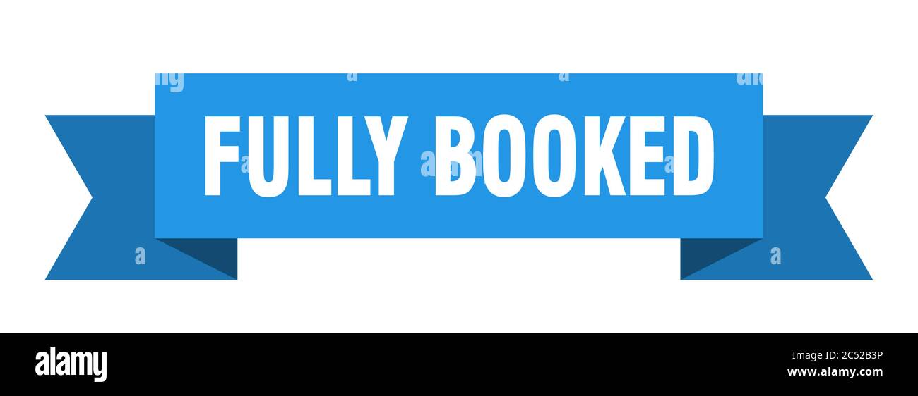 fully booked ribbon. fully booked isolated band sign. fully booked banner Stock Vector Image ...