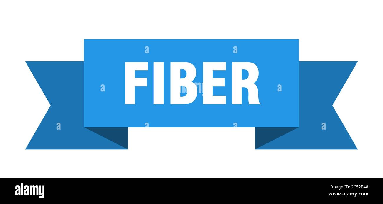 fiber ribbon. fiber isolated band sign. fiber banner Stock Vector Image ...
