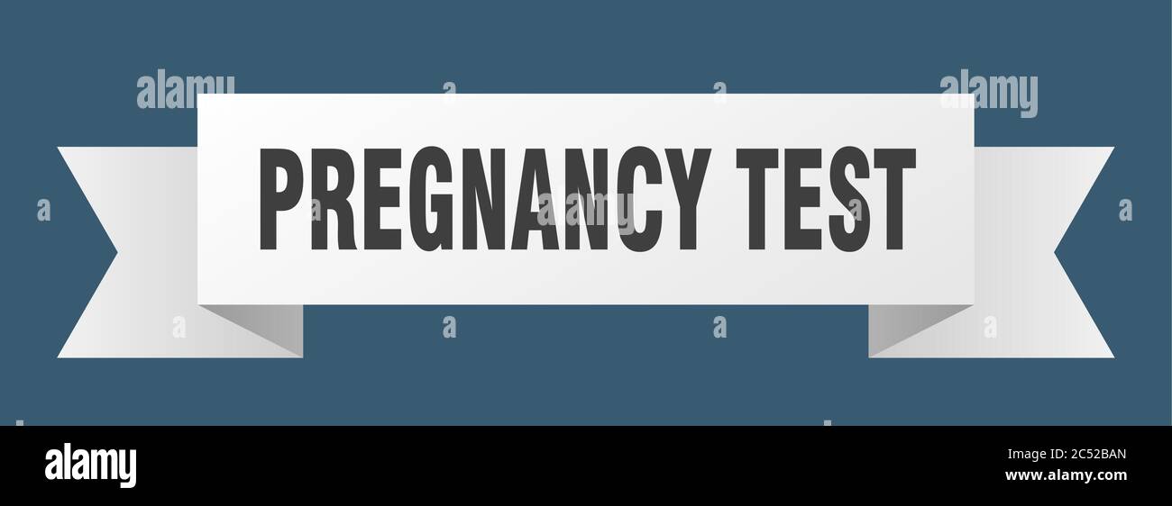 pregnancy test ribbon. pregnancy test isolated band sign. pregnancy ...