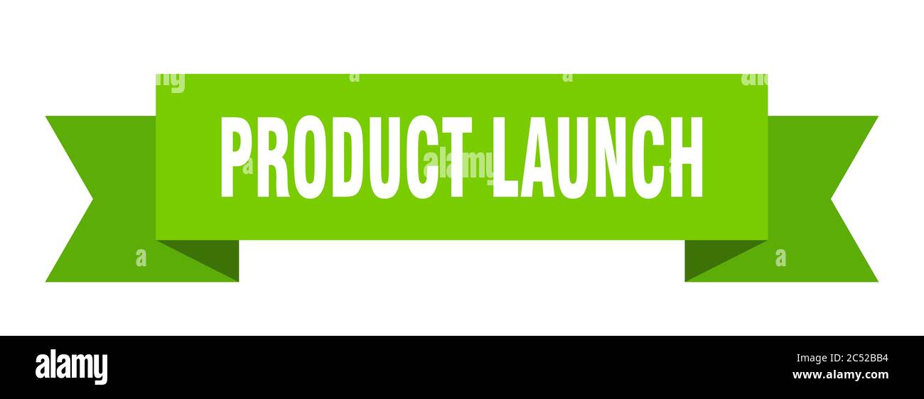 product launch ribbon. product launch isolated band sign. product ...