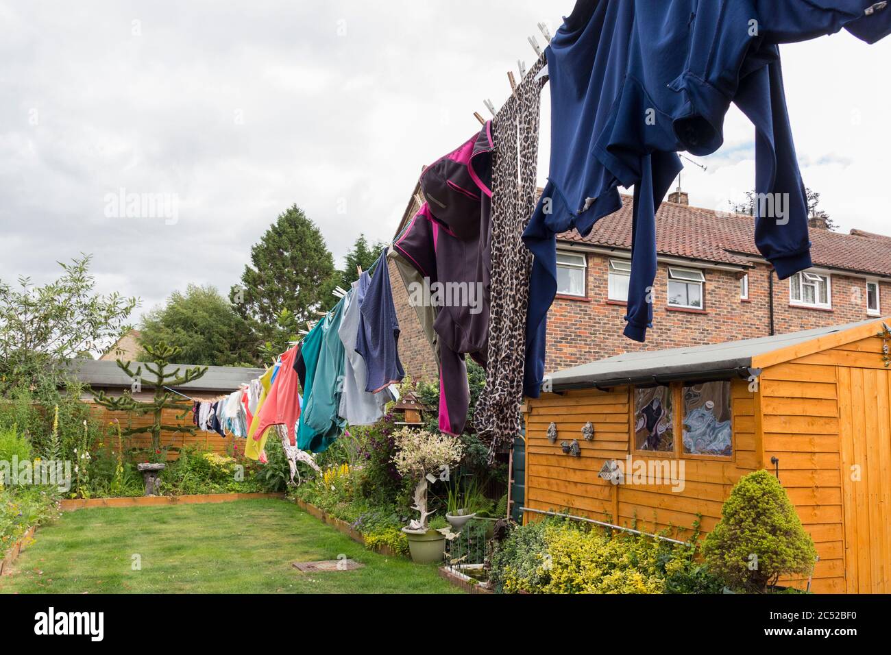 Windy Day Washing Line High Resolution Stock Photography and Images - Alamy
