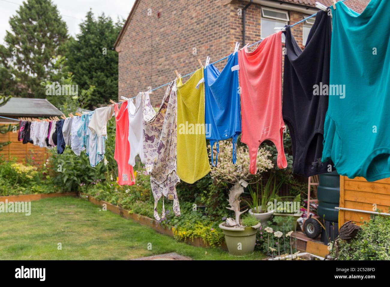 Windy Day Washing Line High Resolution Stock Photography and Images - Alamy
