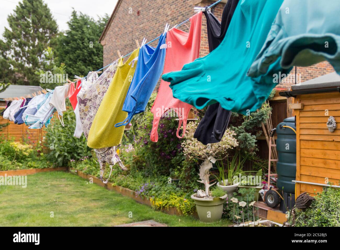 Windy Day Washing Line High Resolution Stock Photography and Images - Alamy