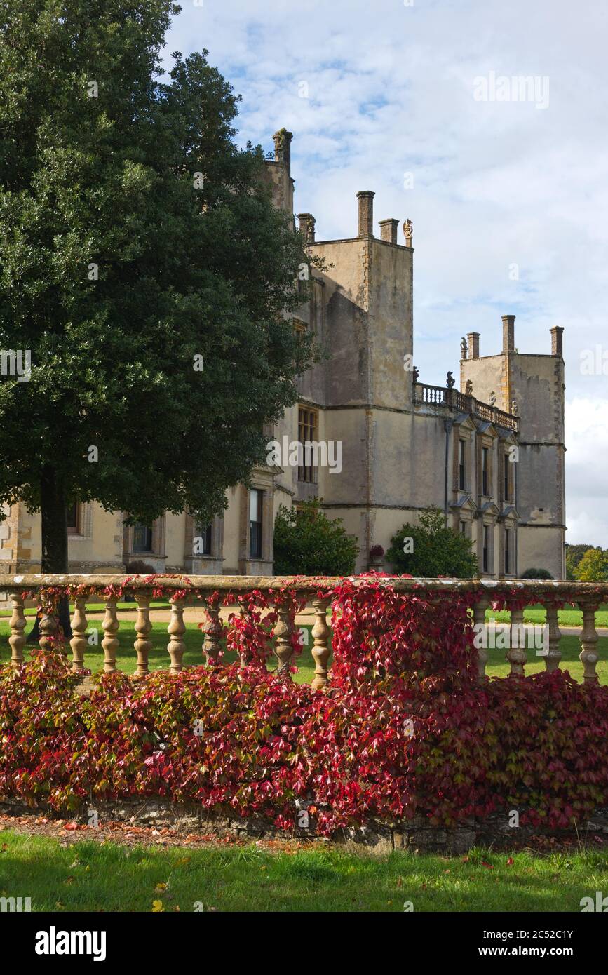 Sherbourne New Castle and Lodge, a Tudor mansion and former home of Sir ...