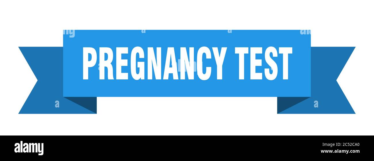 pregnancy test ribbon. pregnancy test isolated band sign. pregnancy ...