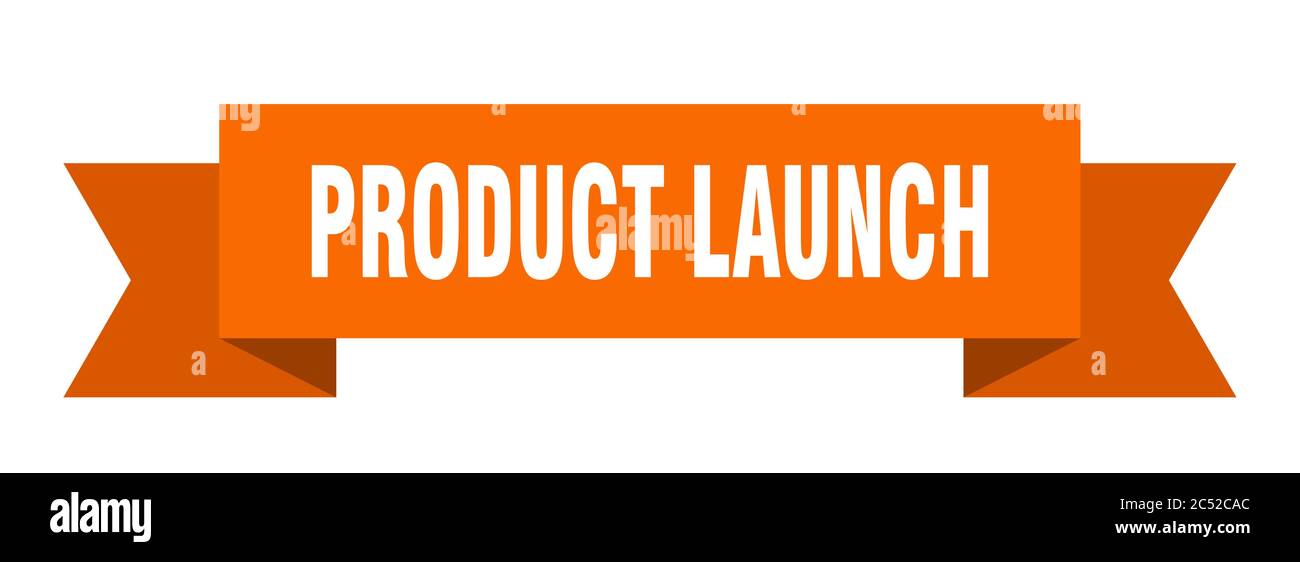 product launch ribbon. product launch isolated band sign. product ...