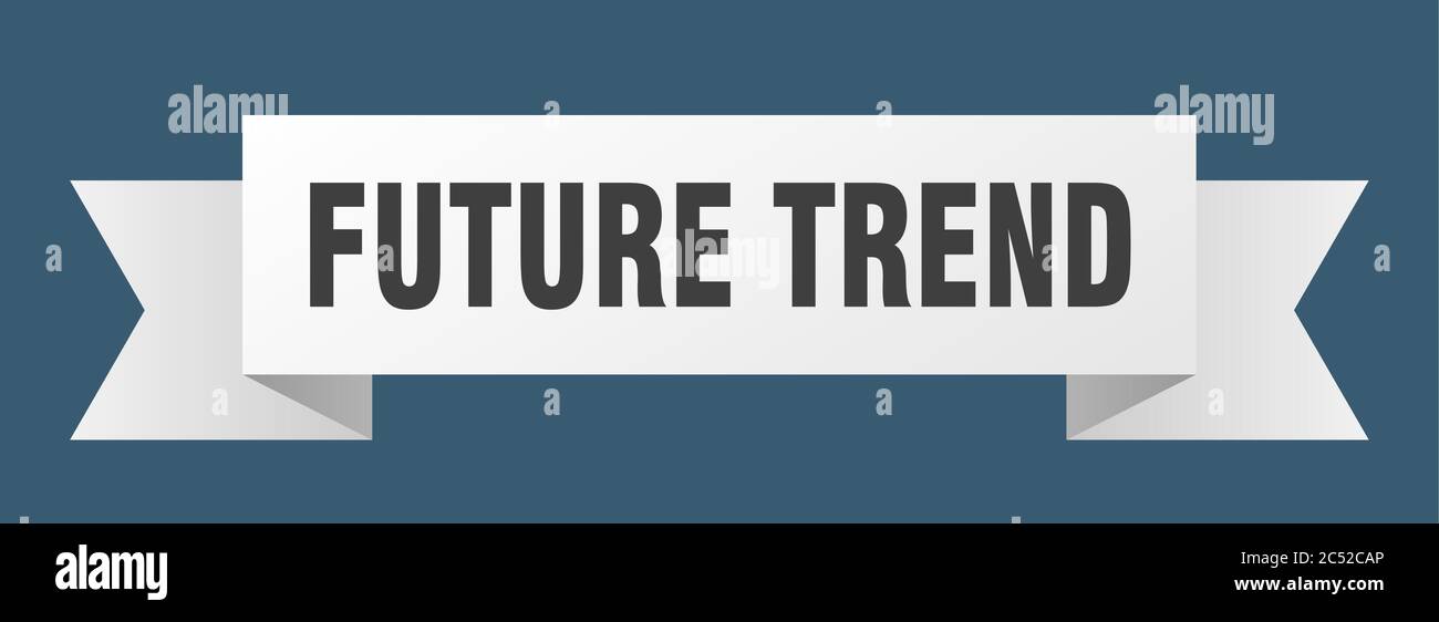 future trend ribbon. future trend isolated band sign. future trend ...