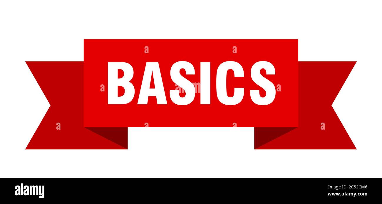 basics ribbon. basics isolated band sign. basics banner Stock Vector ...