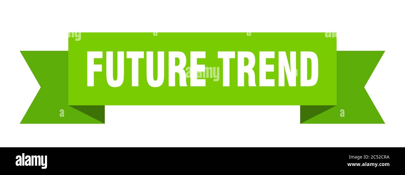 future trend ribbon. future trend isolated band sign. future trend ...
