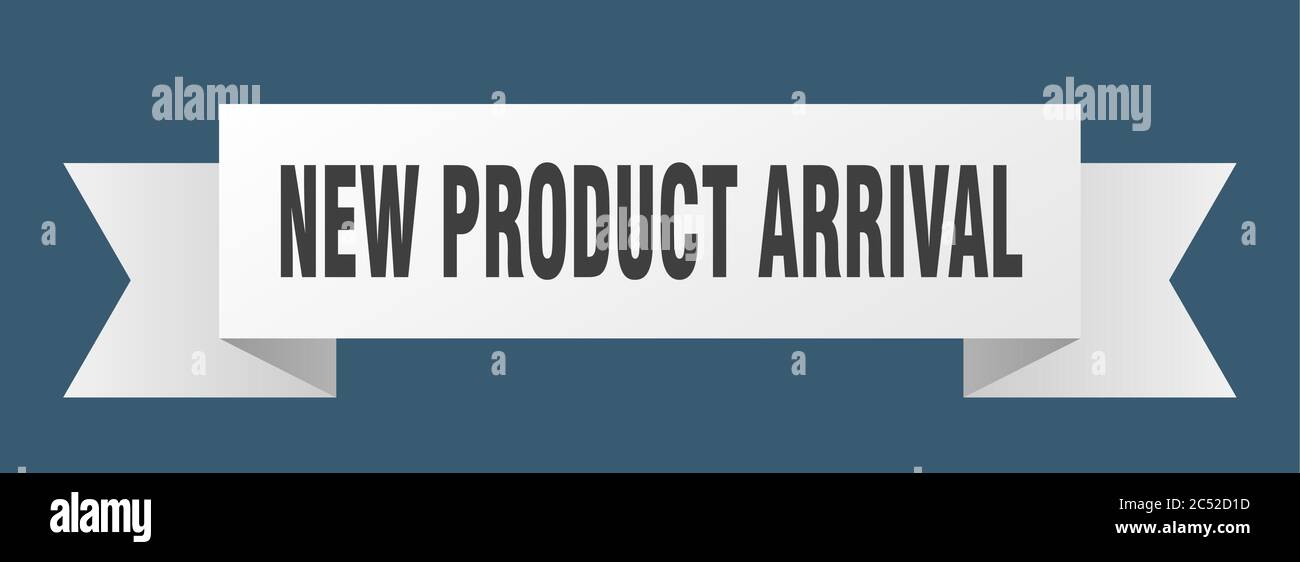 new product arrival ribbon. new product arrival isolated band sign. new ...