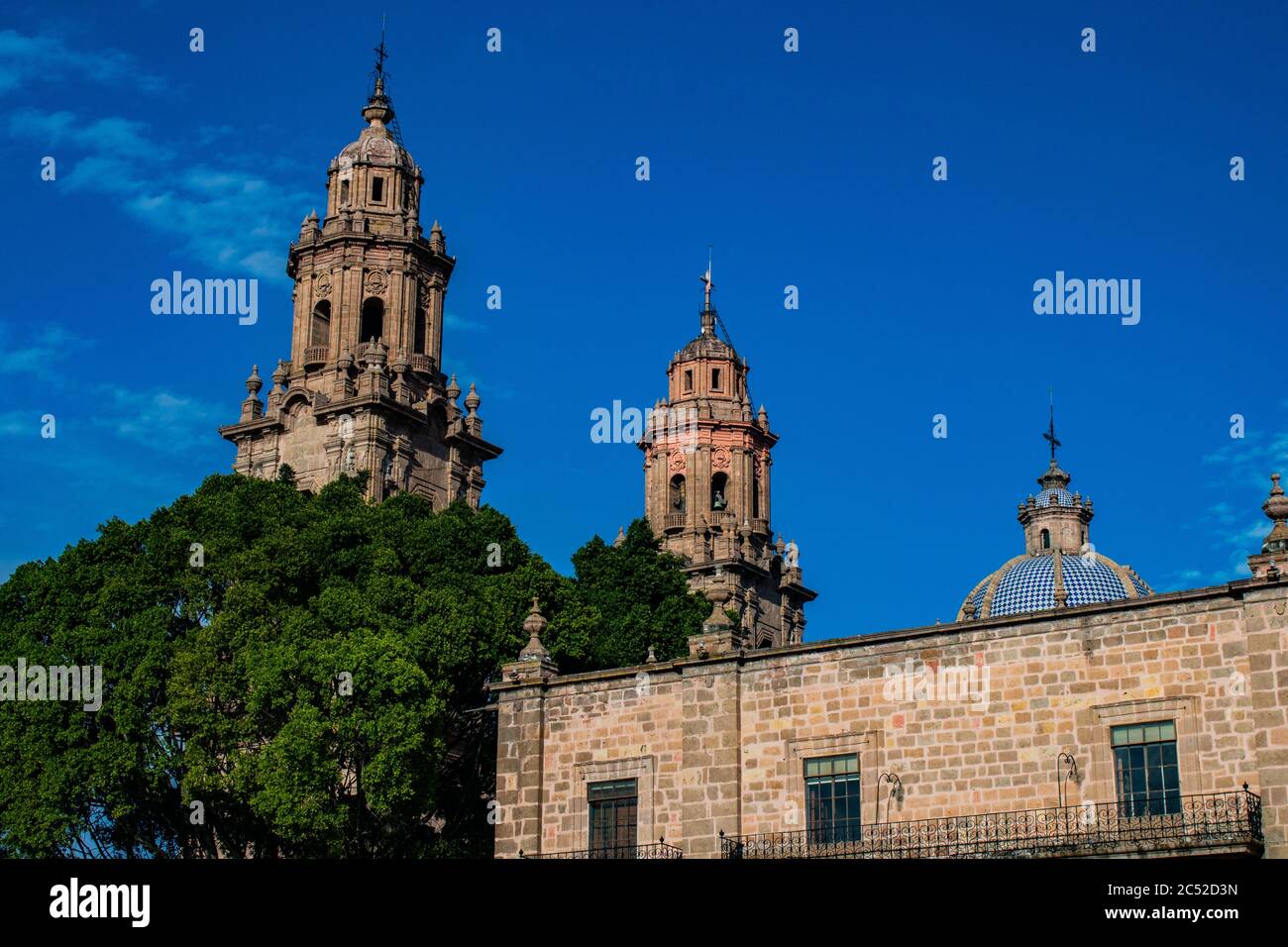 Morelia cathedral towers hi-res stock photography and images - Alamy