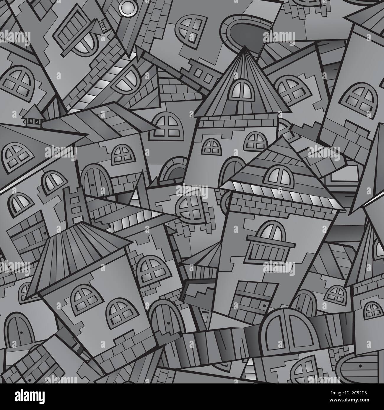 Cartoon vector fairy tale drawing town Stock Vector Image & Art - Alamy