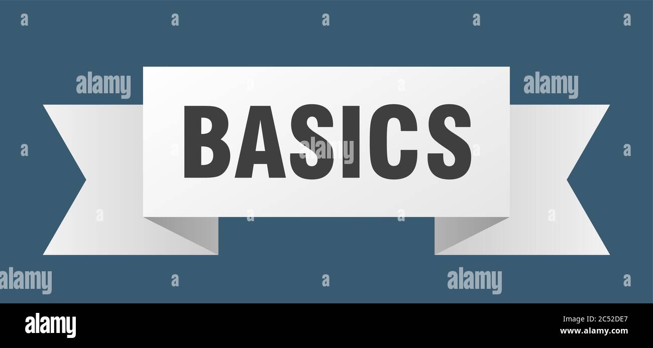 basics ribbon. basics isolated band sign. basics banner Stock Vector ...