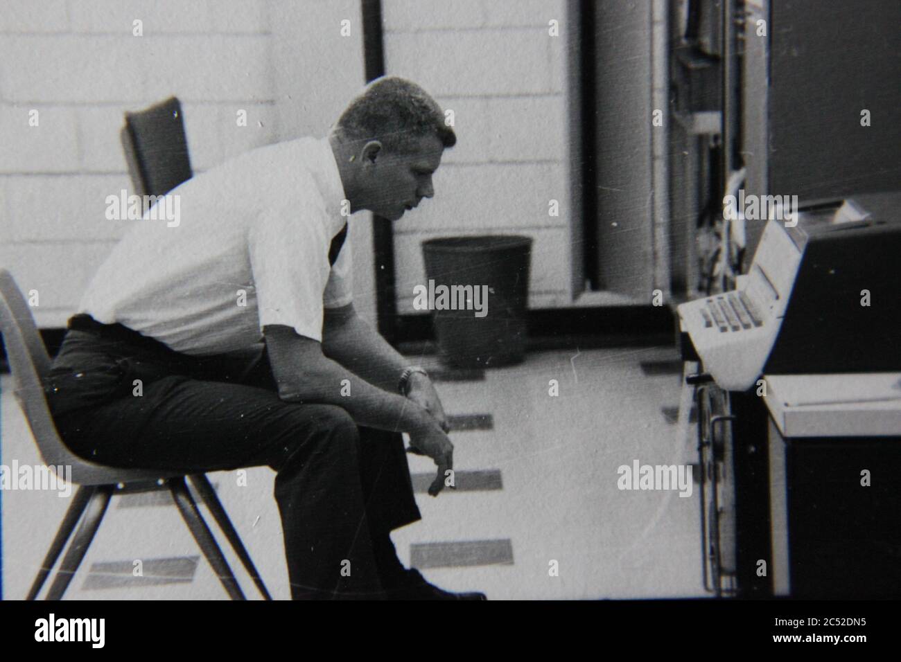 Fine 70s vintage black and white lifestyle photography of a ...