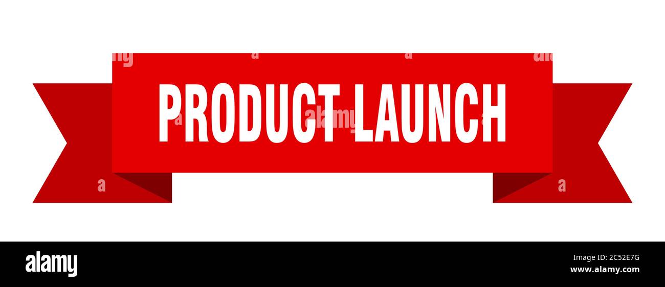 product launch ribbon. product launch isolated band sign. product ...