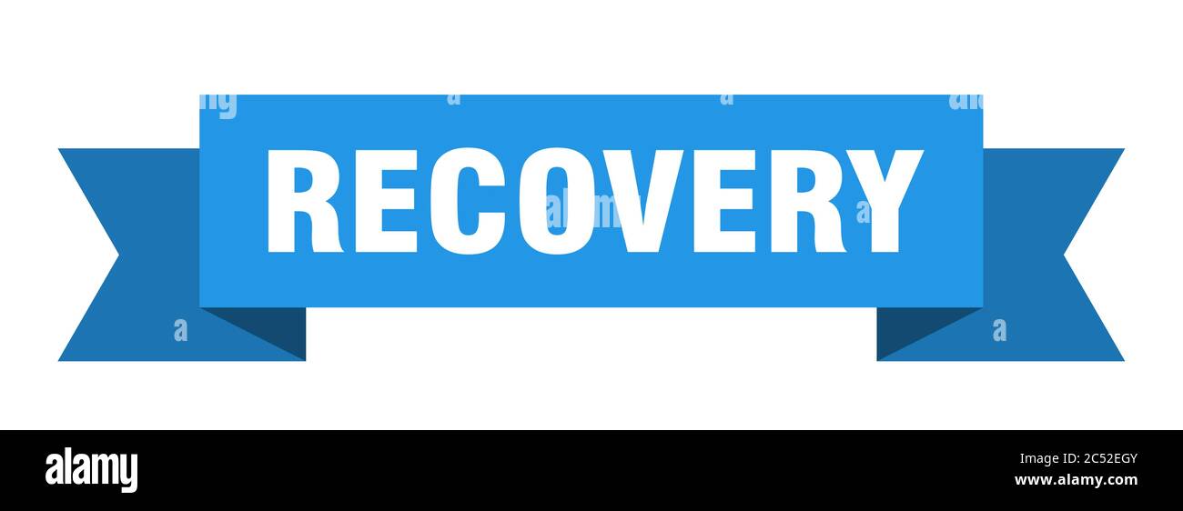 recovery ribbon. recovery isolated band sign. recovery banner Stock ...