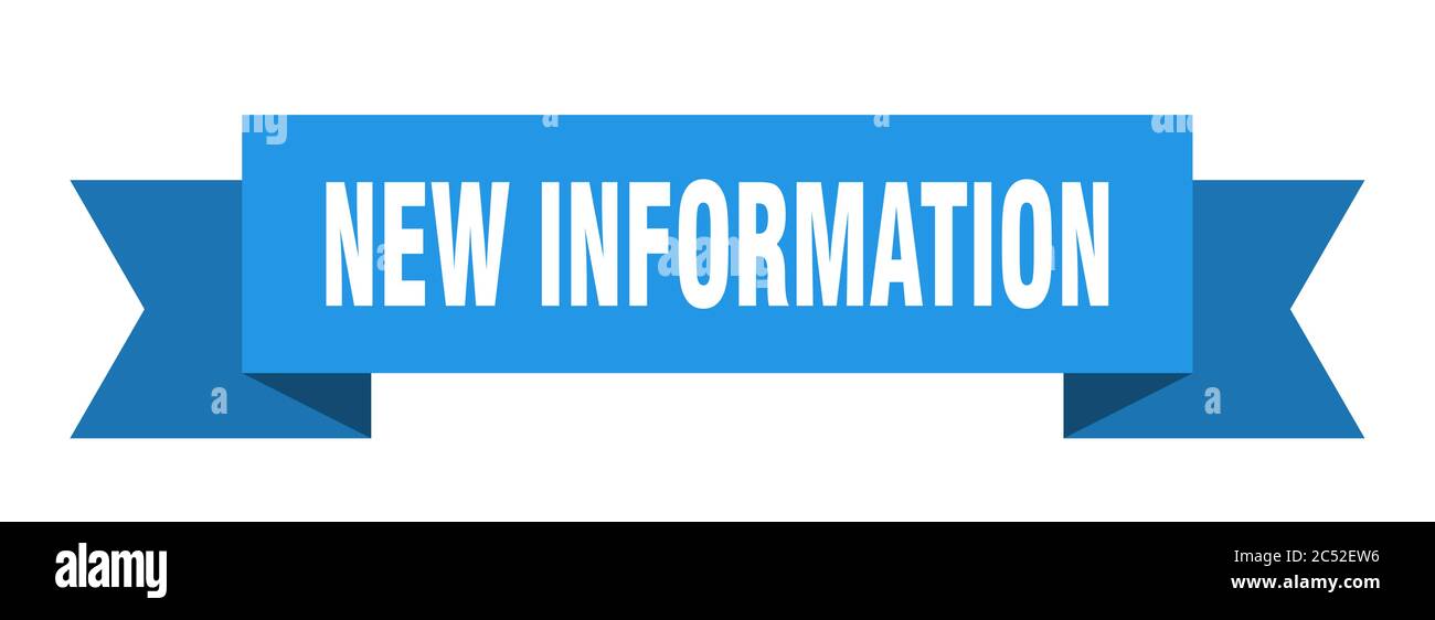 new information ribbon. new information isolated band sign. new ...