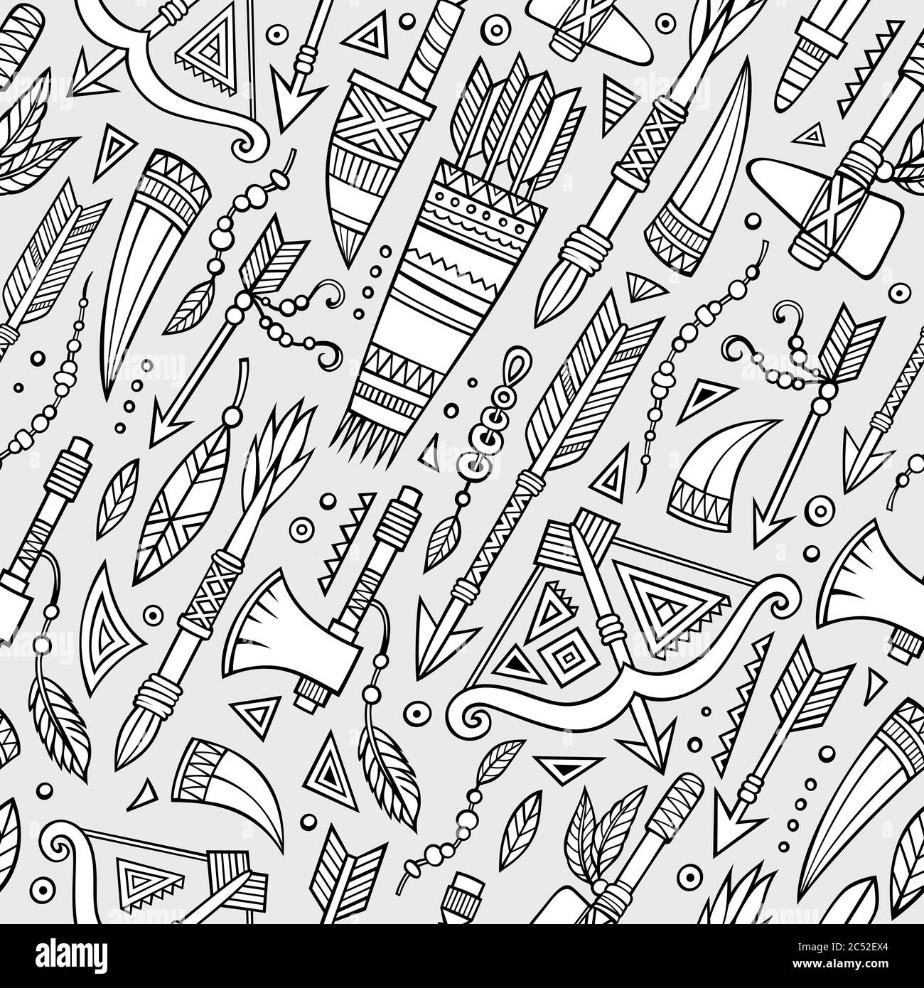 Tribal native ethnic seamless pattern Stock Vector Image & Art - Alamy