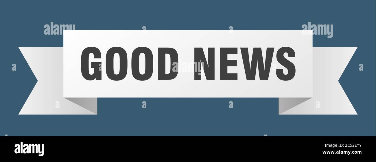 good news ribbon. good news isolated band sign. good news banner Stock ...