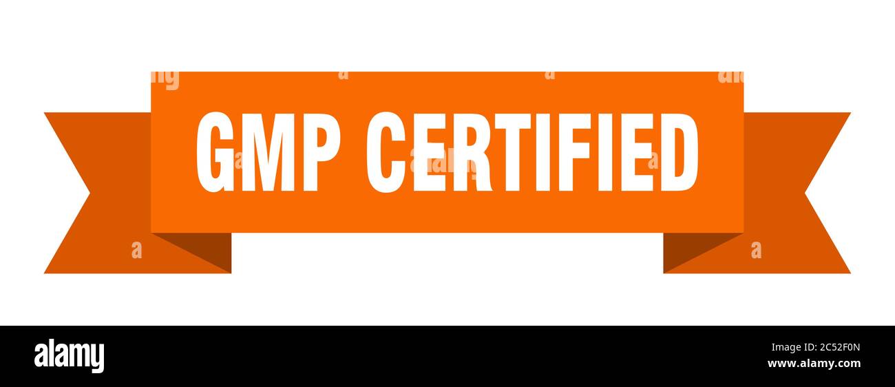 gmp certified ribbon. gmp certified isolated band sign. gmp certified ...