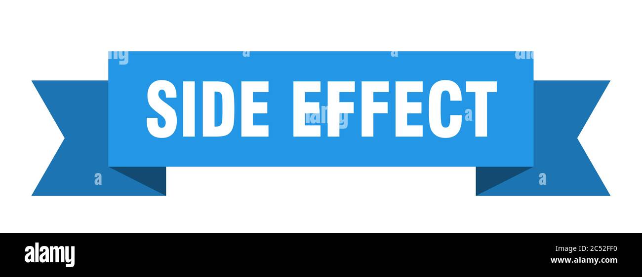 side effect ribbon. side effect isolated band sign. side effect banner ...