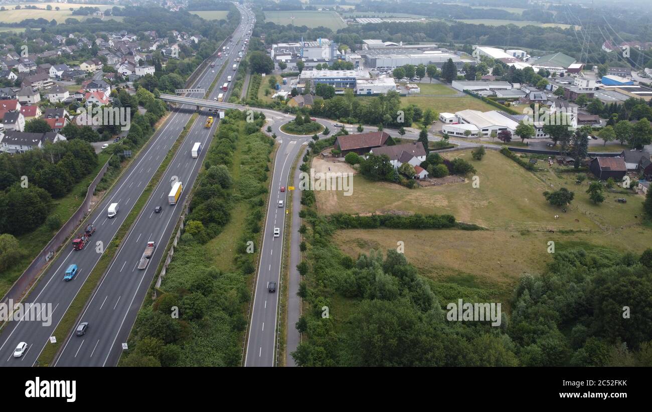 Schwerte, Germany. 09th June, 2020. The K20 in Schwerte continues to be ...
