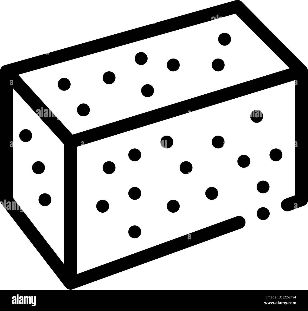 soy tofu icon vector outline illustration Stock Vector Image & Art - Alamy